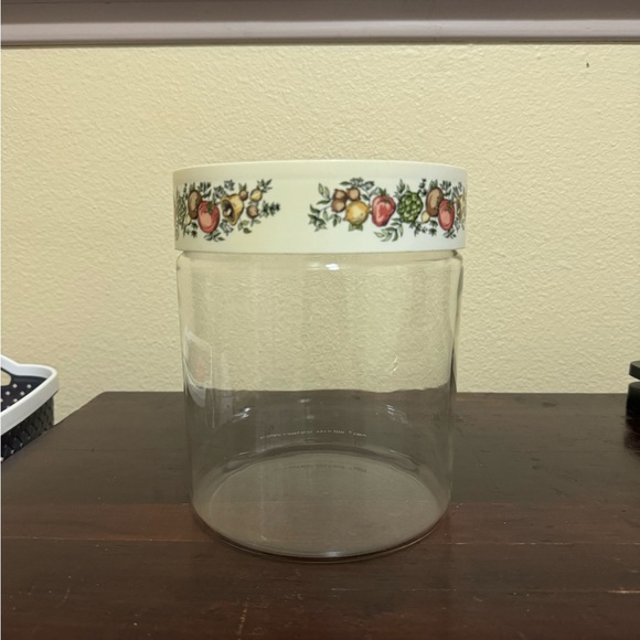 Pyrex | Kitchen | Vintage Pyrex Spice Of Life Glass Kitchen Canister ...